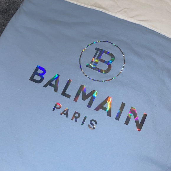 Balmain | Accessories | Balmain Hologram New Baby Blue Bunting Sleeping ...